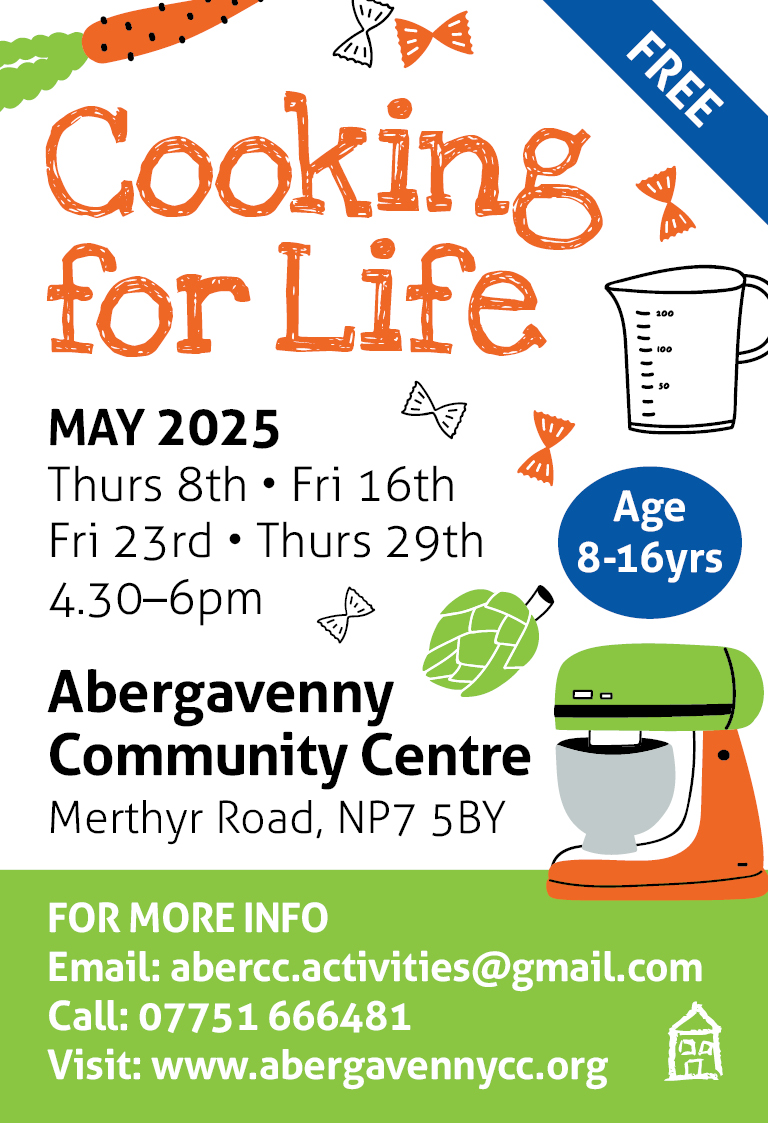 Cooking for Life: learn to cook from scratch - Abergavenny Community Centre